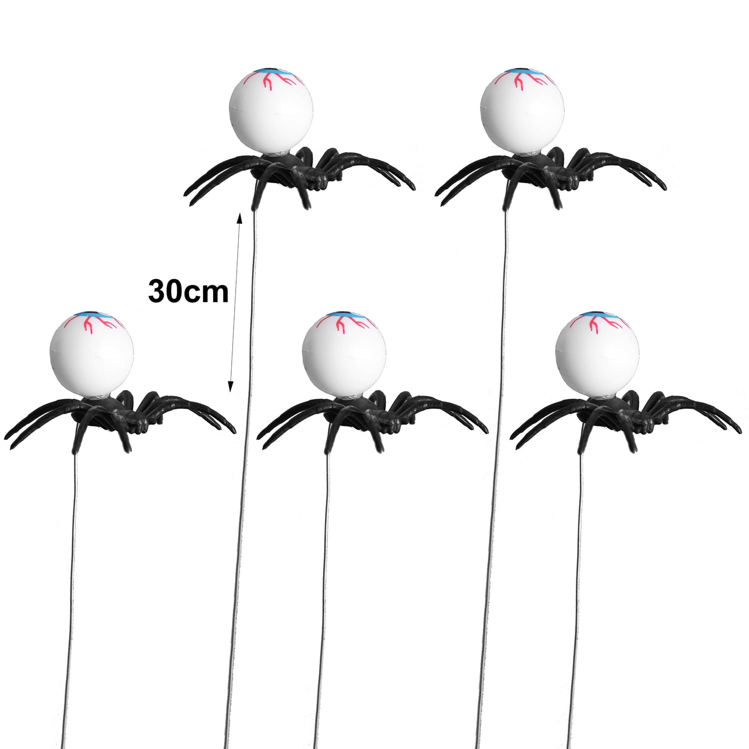 Creative Halloween Eyeball Black Spider, Spooky Room Setup Prop ...