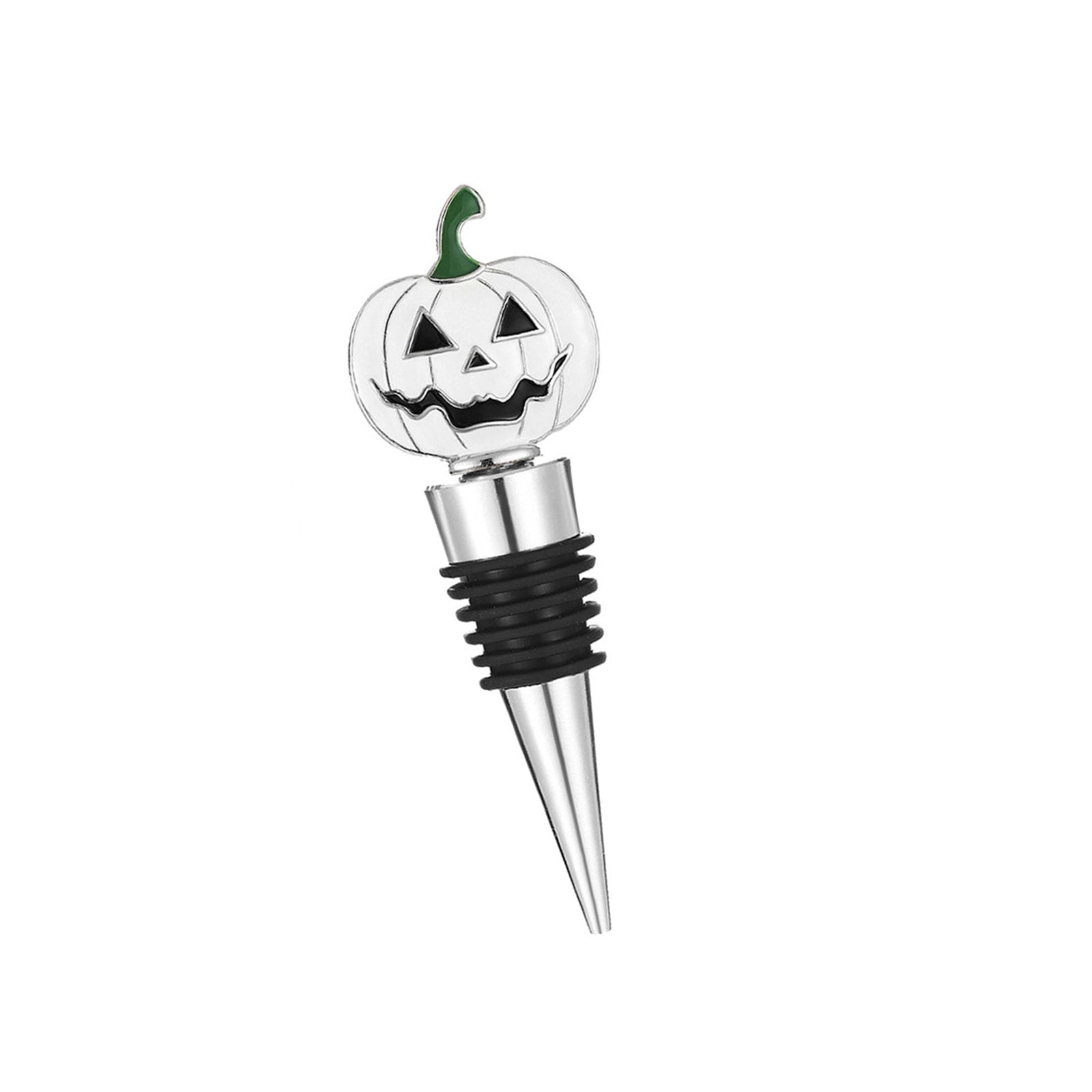 Creative Halloween Pumpkin Wine Stopper Decorative Zincs Alloys Bottle ...
