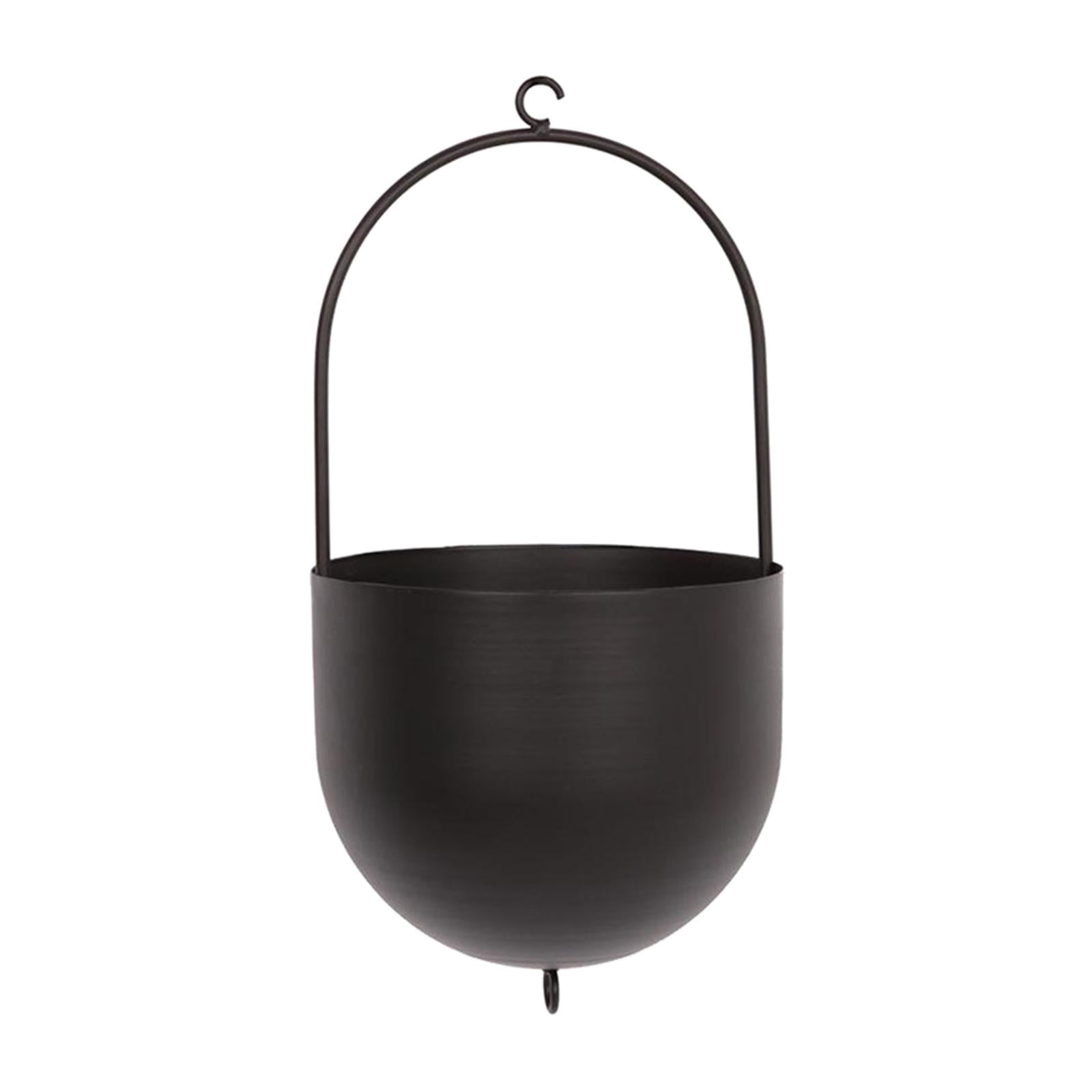 Creative Hanging Planter Basket Ceiling Swing Pot with Hook for Small ...