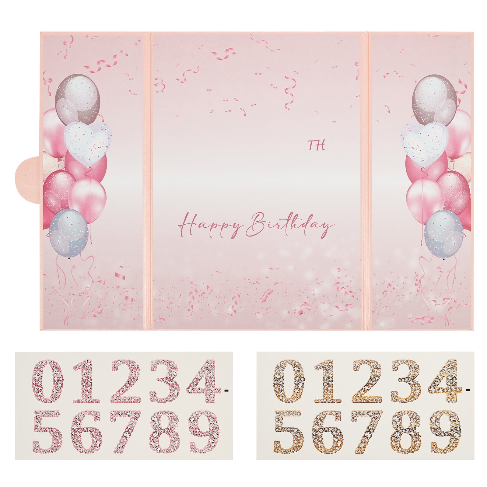 Creative Happy Birthday Signature Book Decorative Birthday Guest Book ...