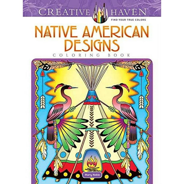 Pre-Owned Creative Haven Native American Designs Coloring Book (Paperback) 9780486817453 ...