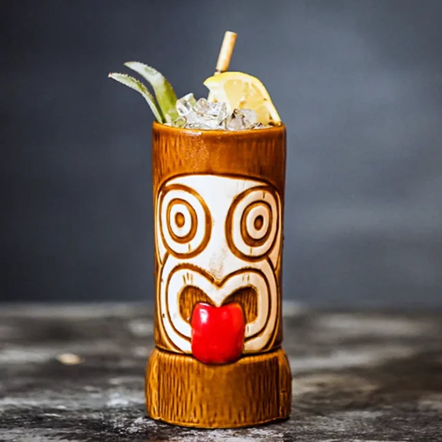 Creative Hawaii Easter Island Ceramic Tiki Mugs Beer Wine Cocktail ...