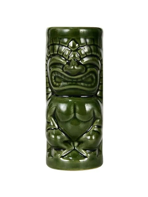 Creative Hawaiian Exotic TIKI Ceramic Cup Relief Zombie Cup Man Face ...