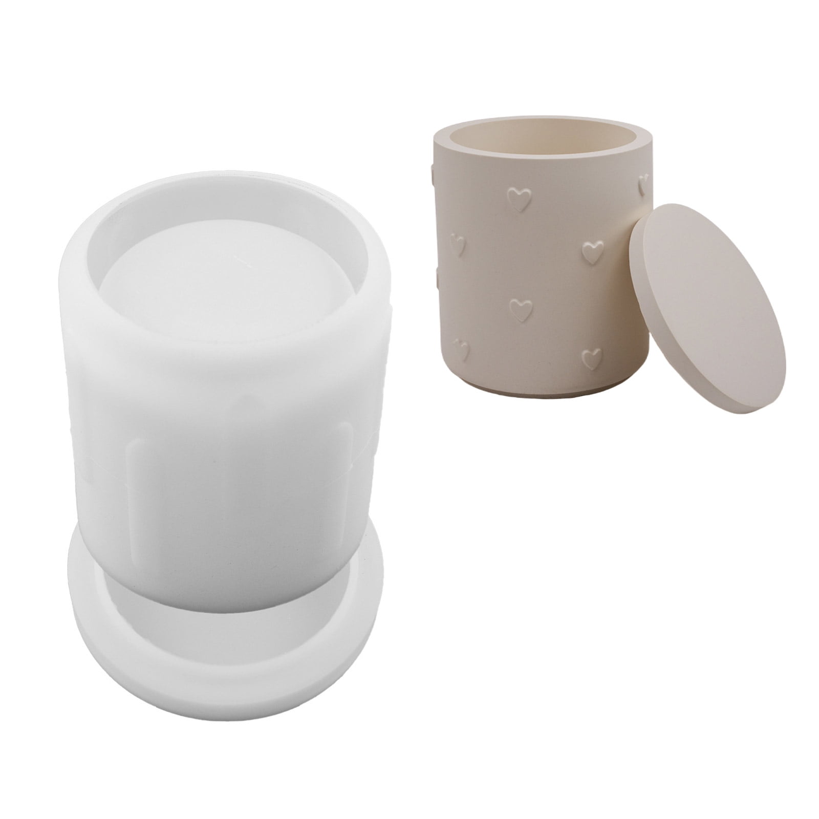 Creative Heart Epoxy Mold for Resin Containers, Silicone Jewelry ...