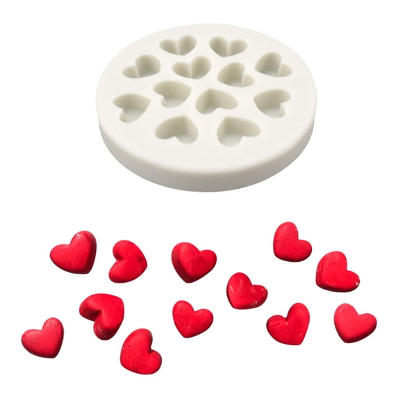 Creative Heart Shaped Fondant Molds Silicone Molds for Fondant Multi ...
