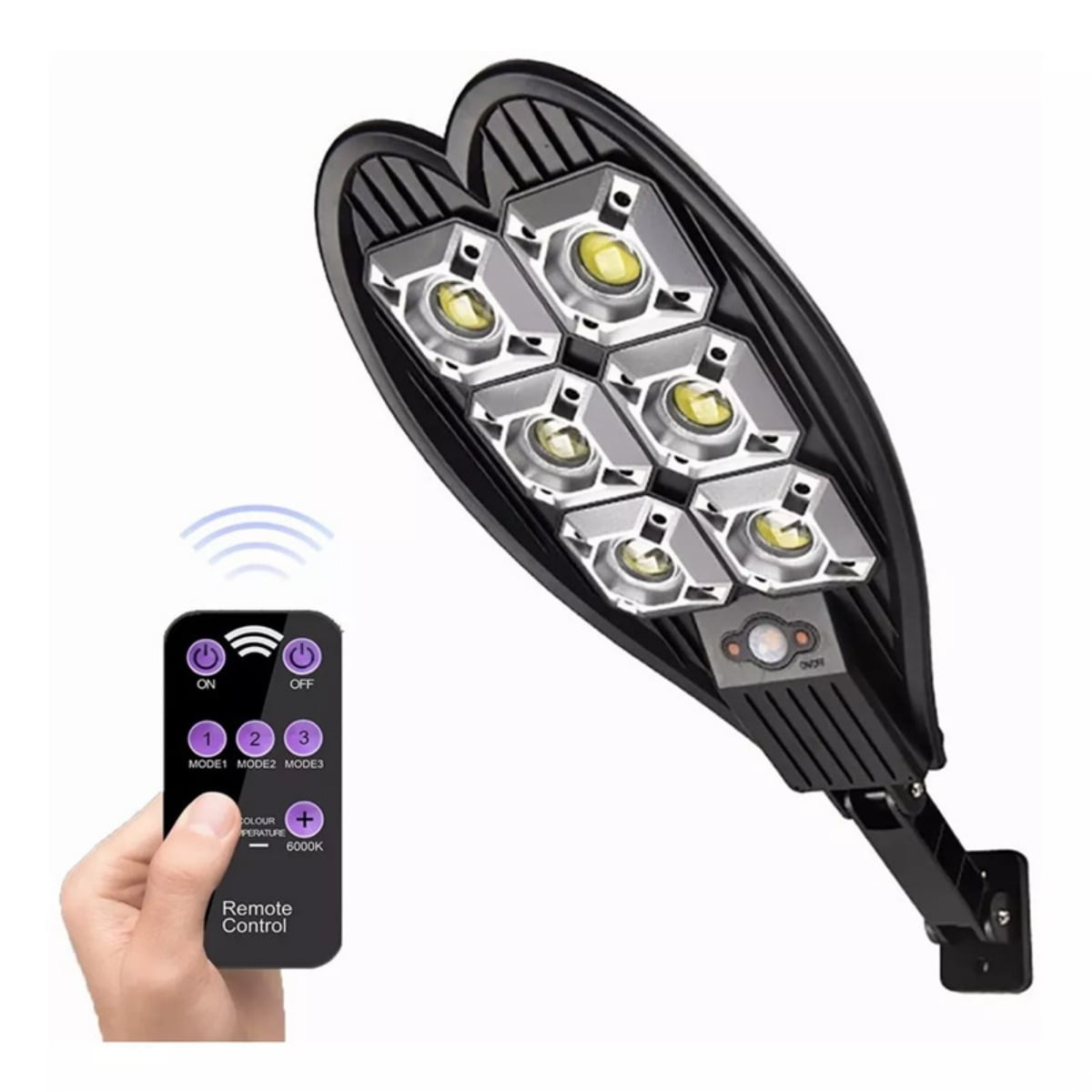 Creative Heart-Shaped Solar Remote Control Street Light Human Body ...