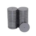 Creative Hobbies 1 Inch (25mm) Round Disc Ceramic 25pk Magnets ...