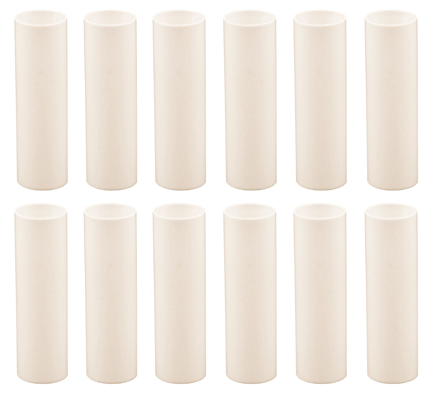 Creative Hobbies 3 Inch Tall Cream Plastic Candle Covers Sleeves ...