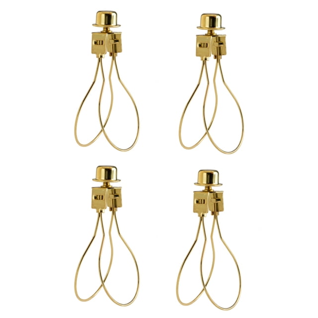 Creative Hobbies 4 Pack -Lamp Shade Light Bulb Clip Adapter Clip on ...