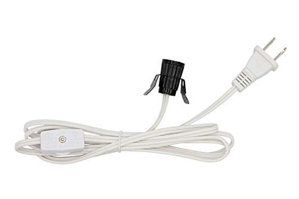 Creative Hobbies 708N1 Single Light Replacement Clip Lamp Cord ...