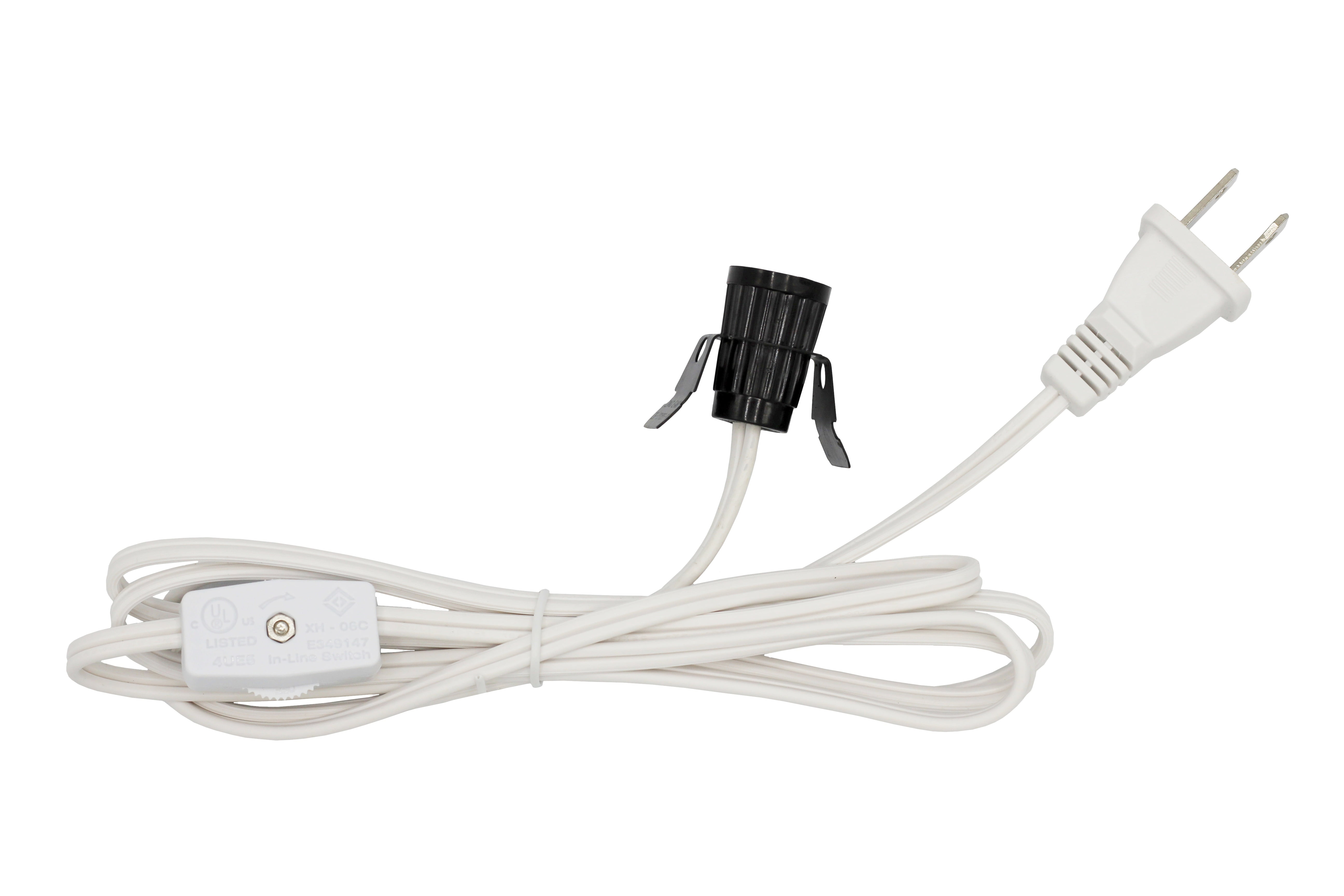 Creative Hobbies® 708N1 Single Light Replacement Clip in Lamp Cord for ...