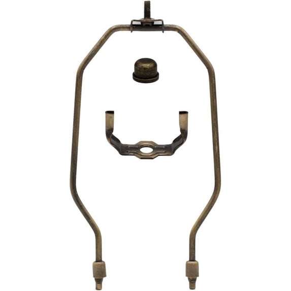 Creative Hobbies® 8 Inch Lamp Harp Kit - Antique Brass Finish | Harp ...