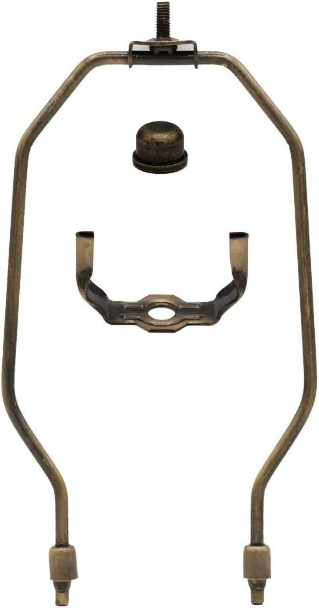 Creative Hobbies® 8 Inch Lamp Harp Kit - Antique Brass Finish | Harp ...