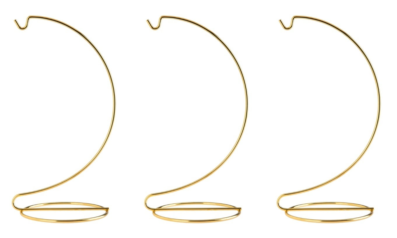 Creative Hobbies 8 Inch Tall Christmas Ornament Stand, Metal Hanger ...