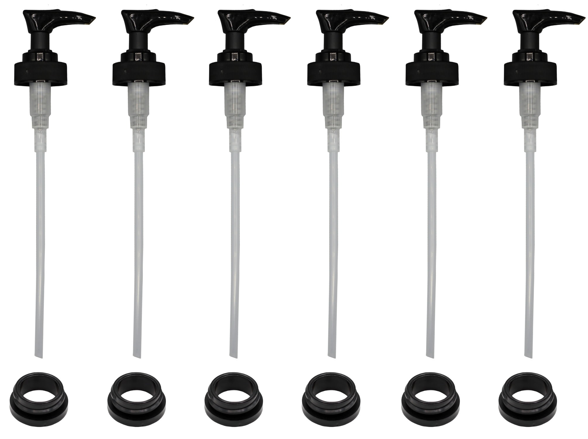 Creative Hobbies Black Plastic Lotion Soap Dispenser Pumps with Glue On ...