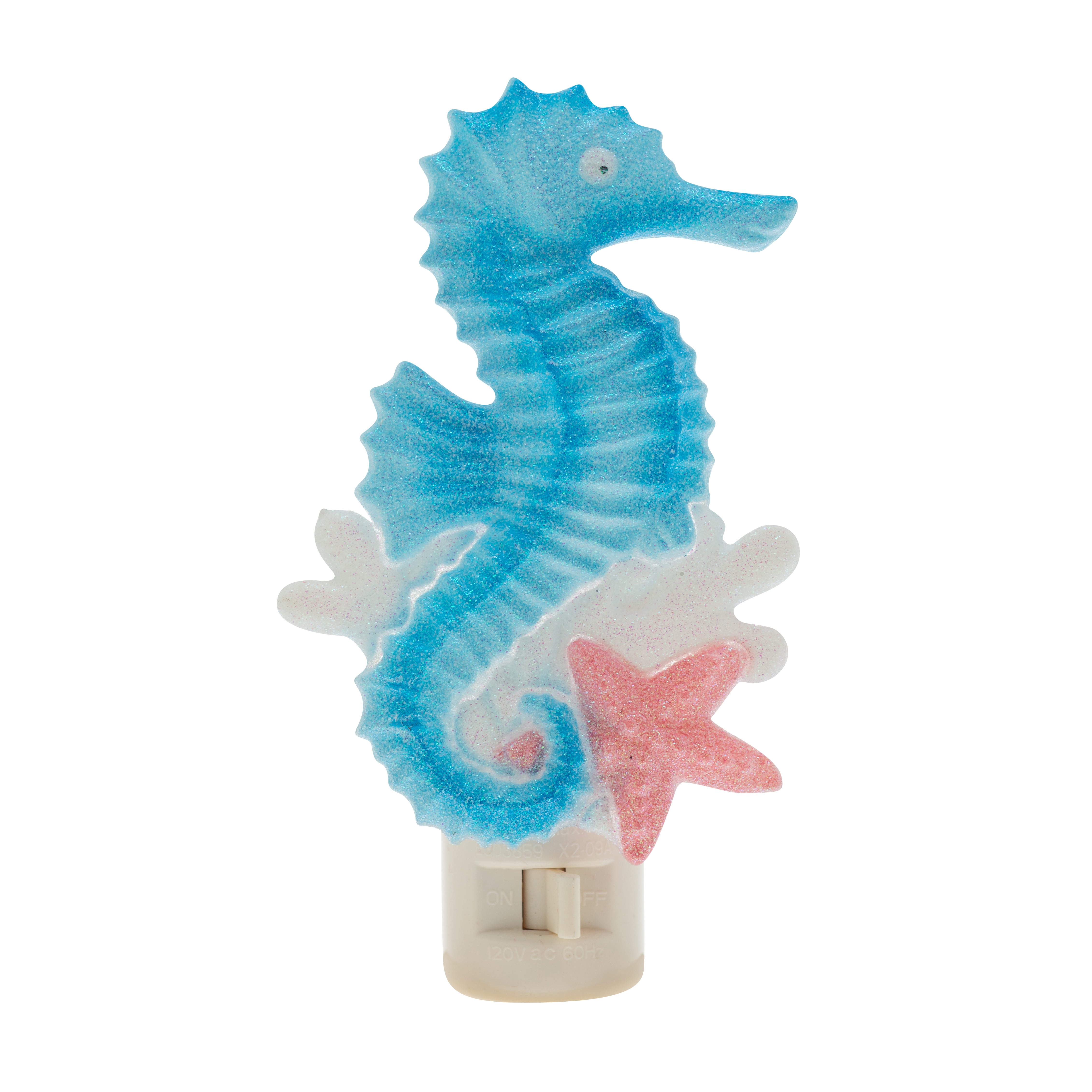 Creative Hobbies Coastal Seahorse Night Light - Includes 5W C7 and ...