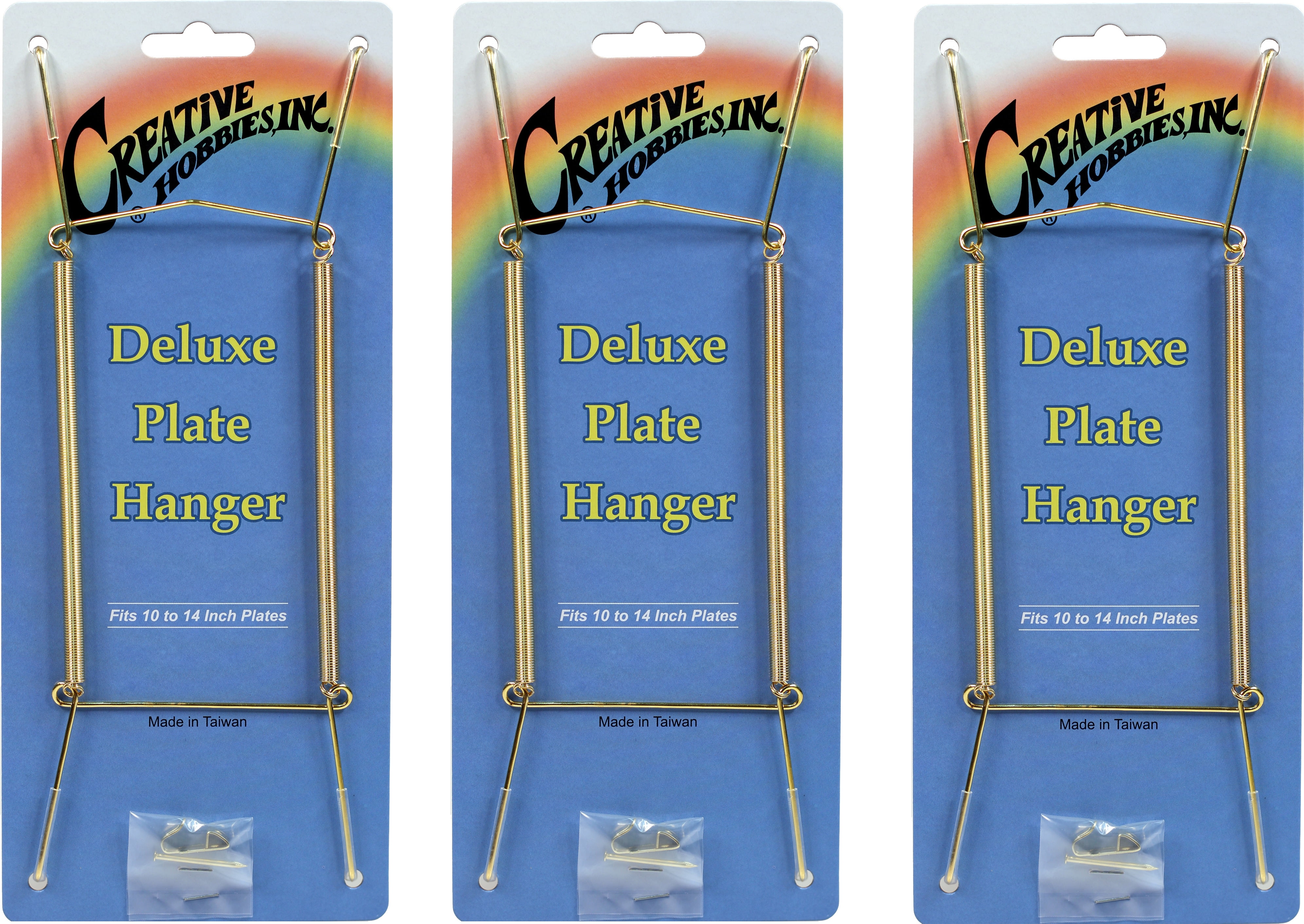 Creative Hobbies Deluxe Plate Display Hangers, Spring Style- Assembled ...