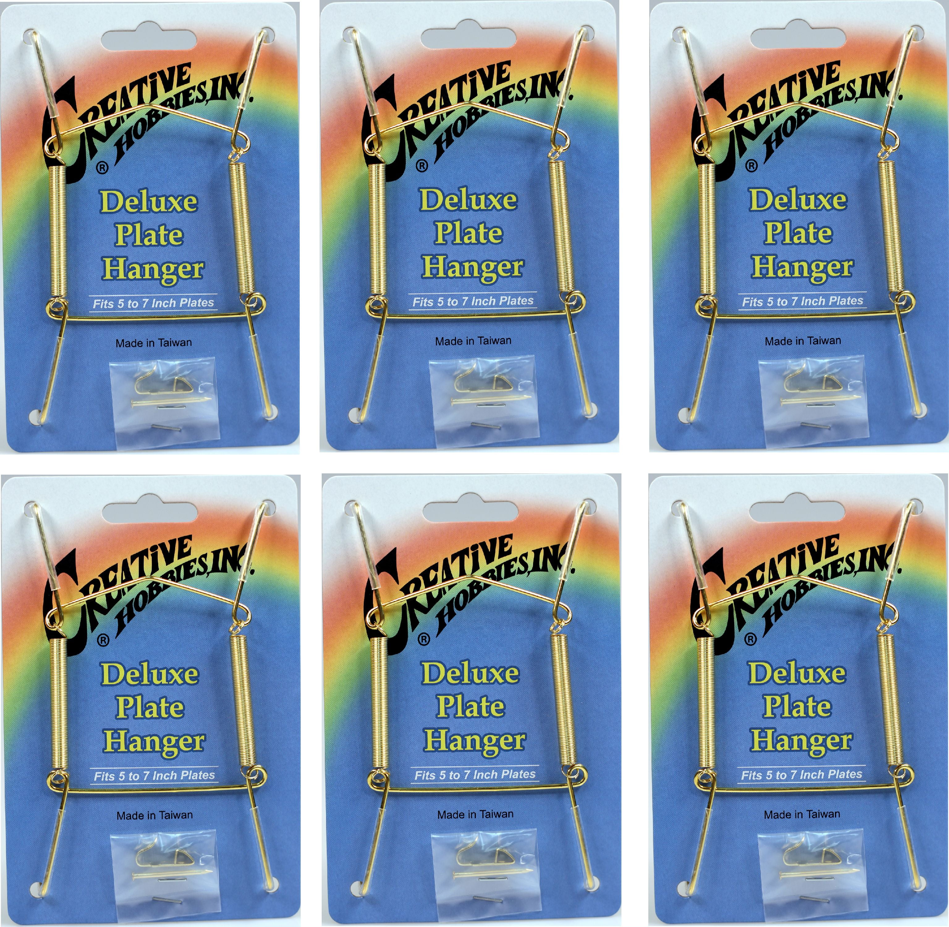 Creative Hobbies Deluxe Plate Display Hangers, Spring Style, Expandable ...