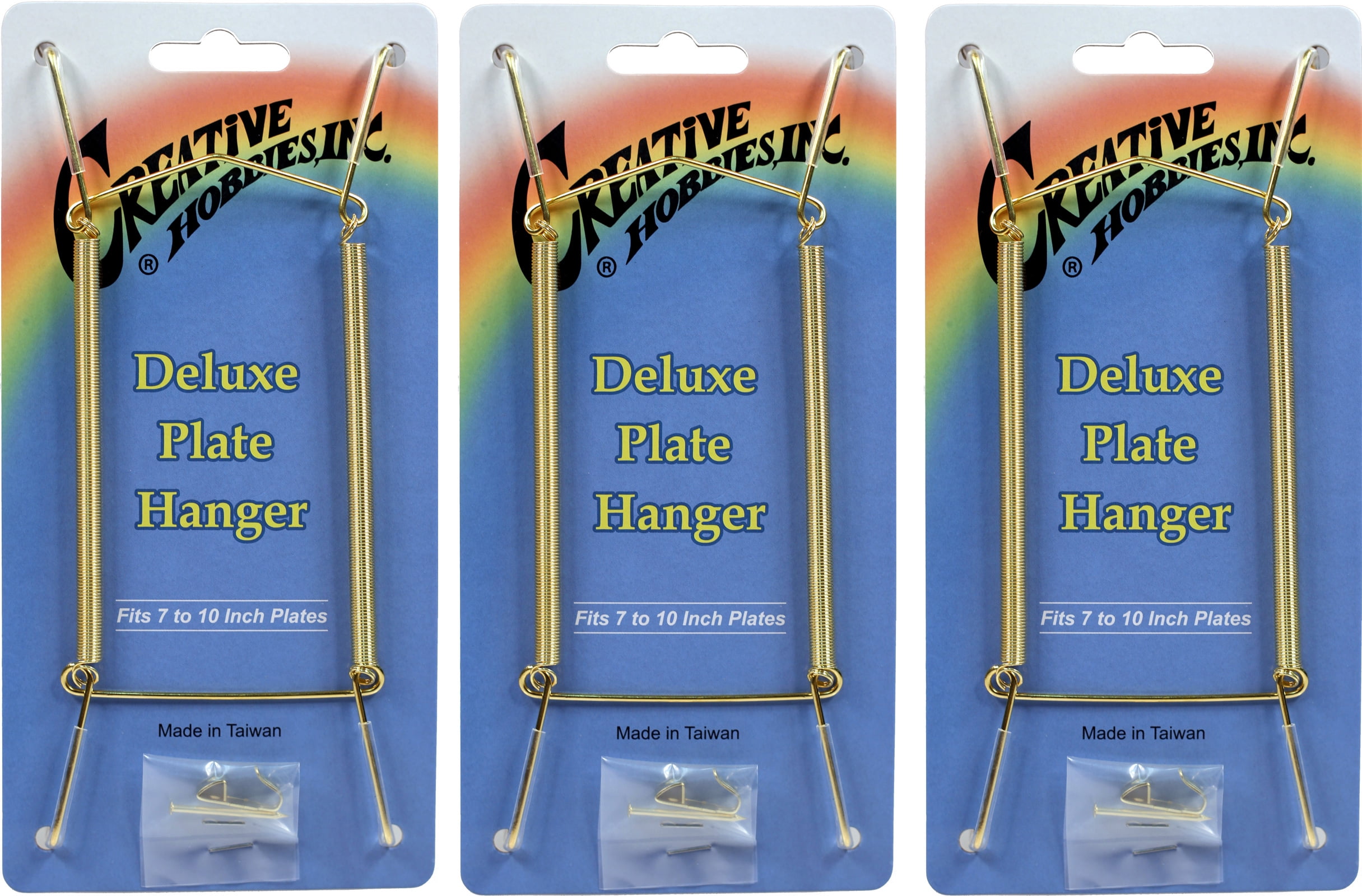 Creative Hobbies Deluxe Plate Display Hangers, Spring Style, Expandable ...