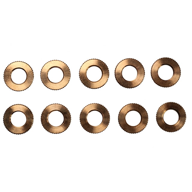 Creative Hobbies ELY7060C - Brass Knurled Locknut Fits 1/8IP Standard ...