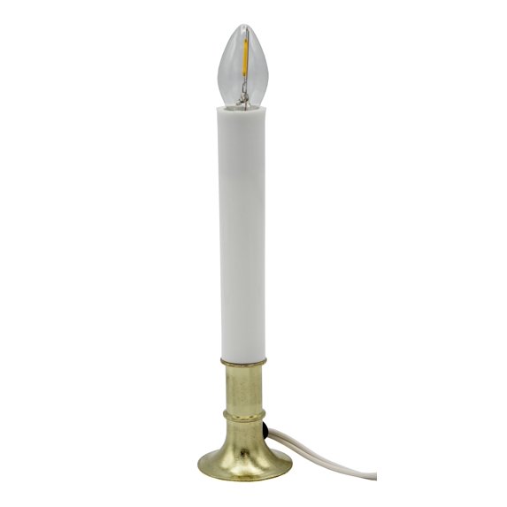 Creative Hobbies Electric Window Candle Lamp with LED Bulb, On/Off ...