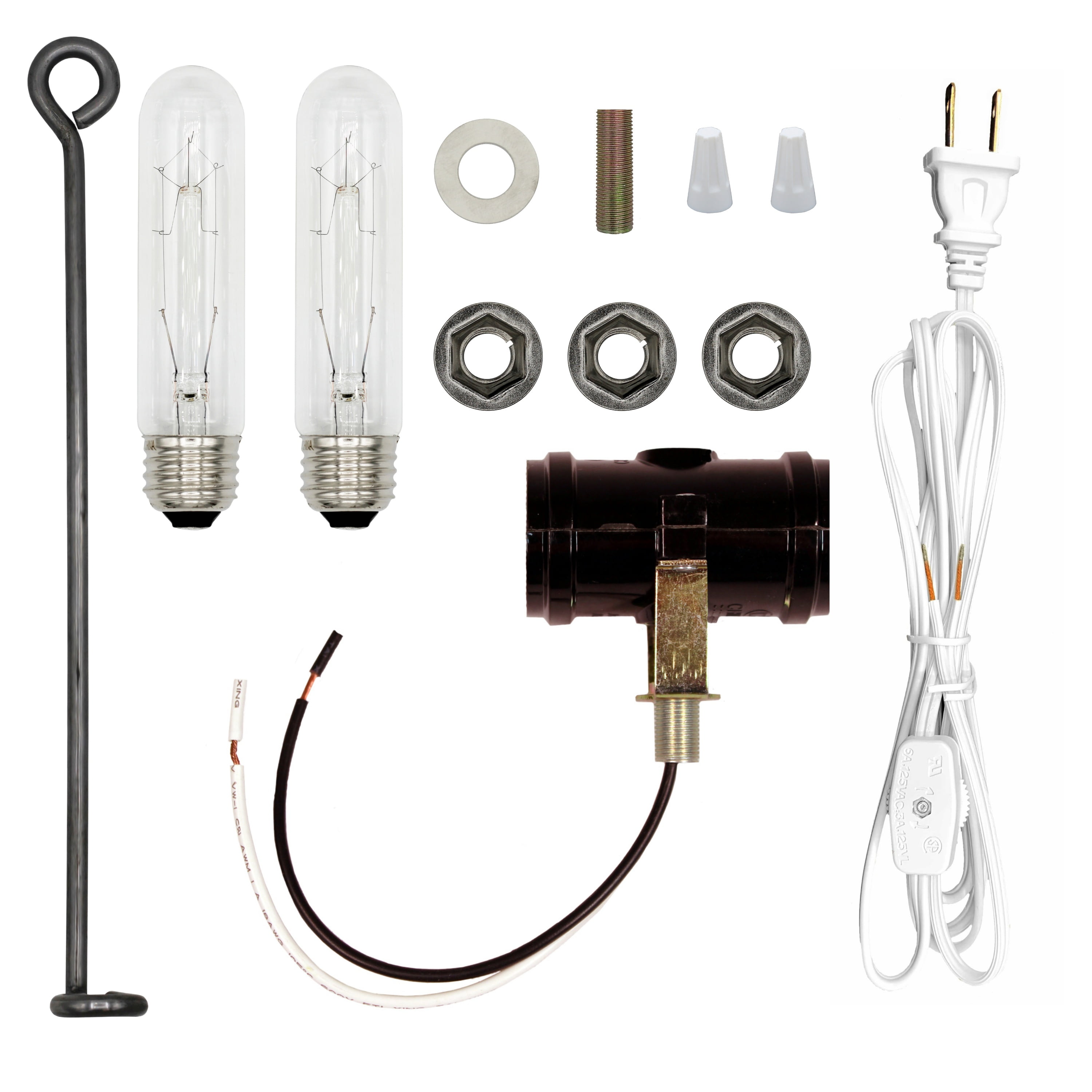 Creative Hobbies Extra Tall Christmas Tree Wiring Kit, Double 40 Watt ...