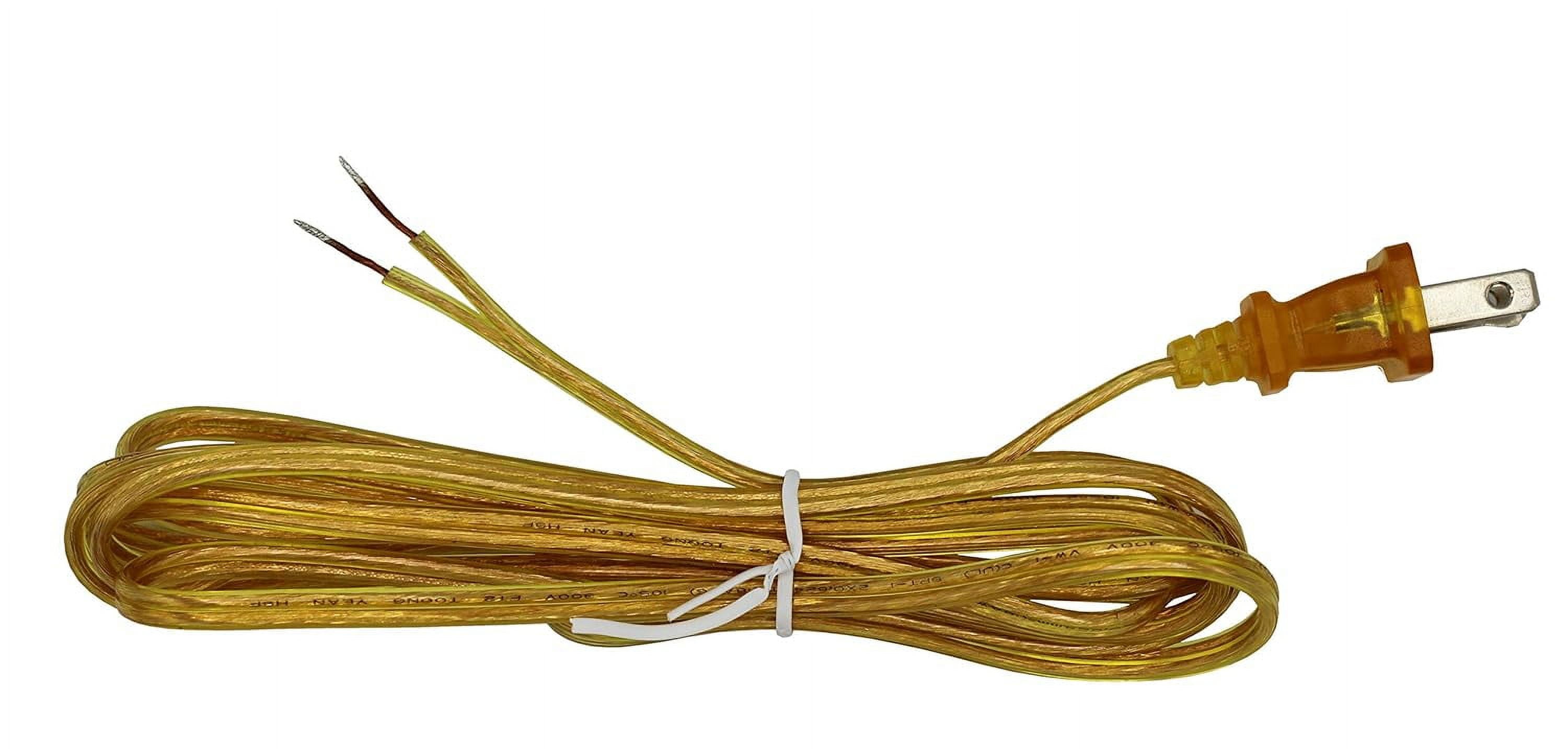 Creative Hobbies Gold Lamp Cord, 12 Foot Long, Replacement Lamp Cord ...