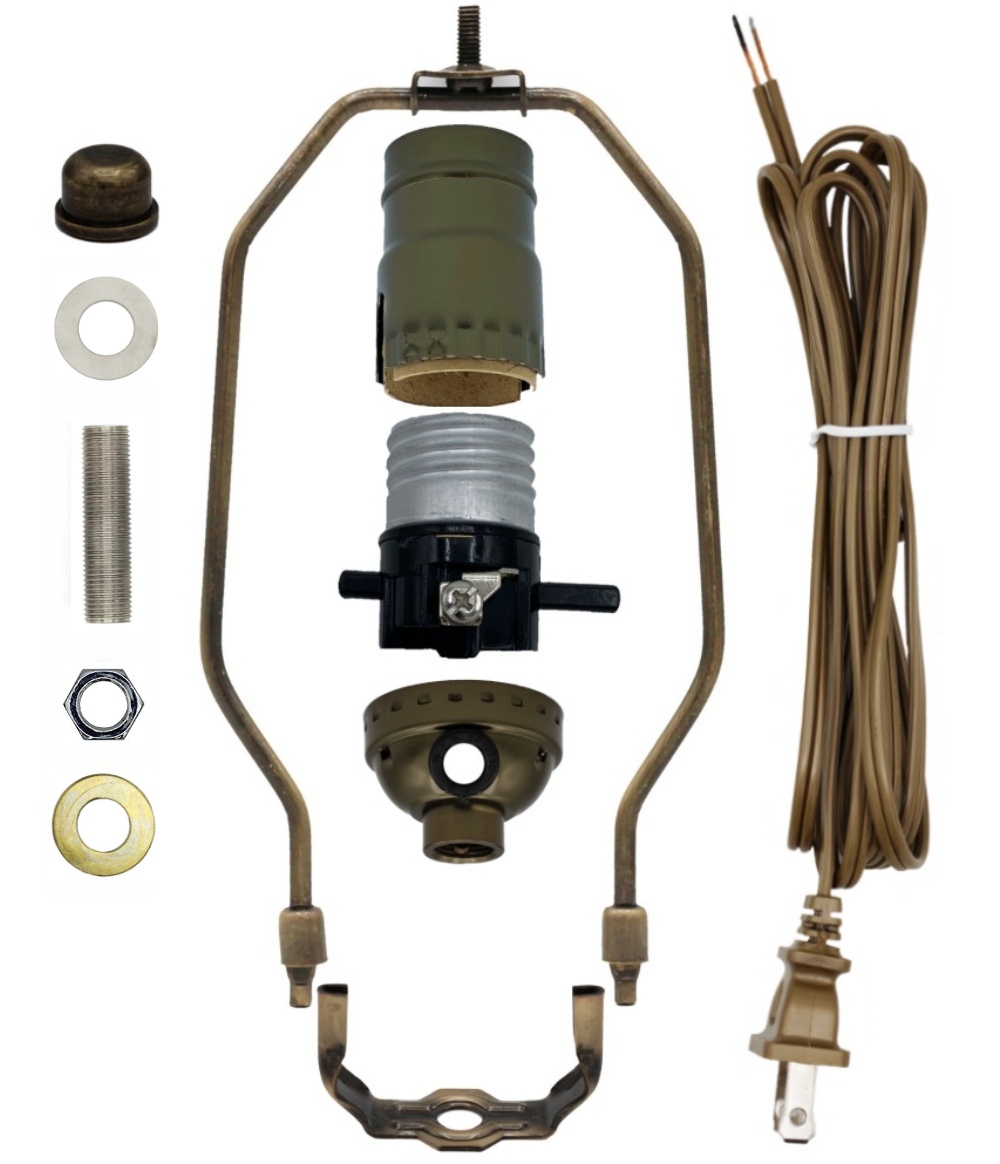 Creative Co-Op Metal Table Lamp with Pleated Linen Shade, Brass and ...