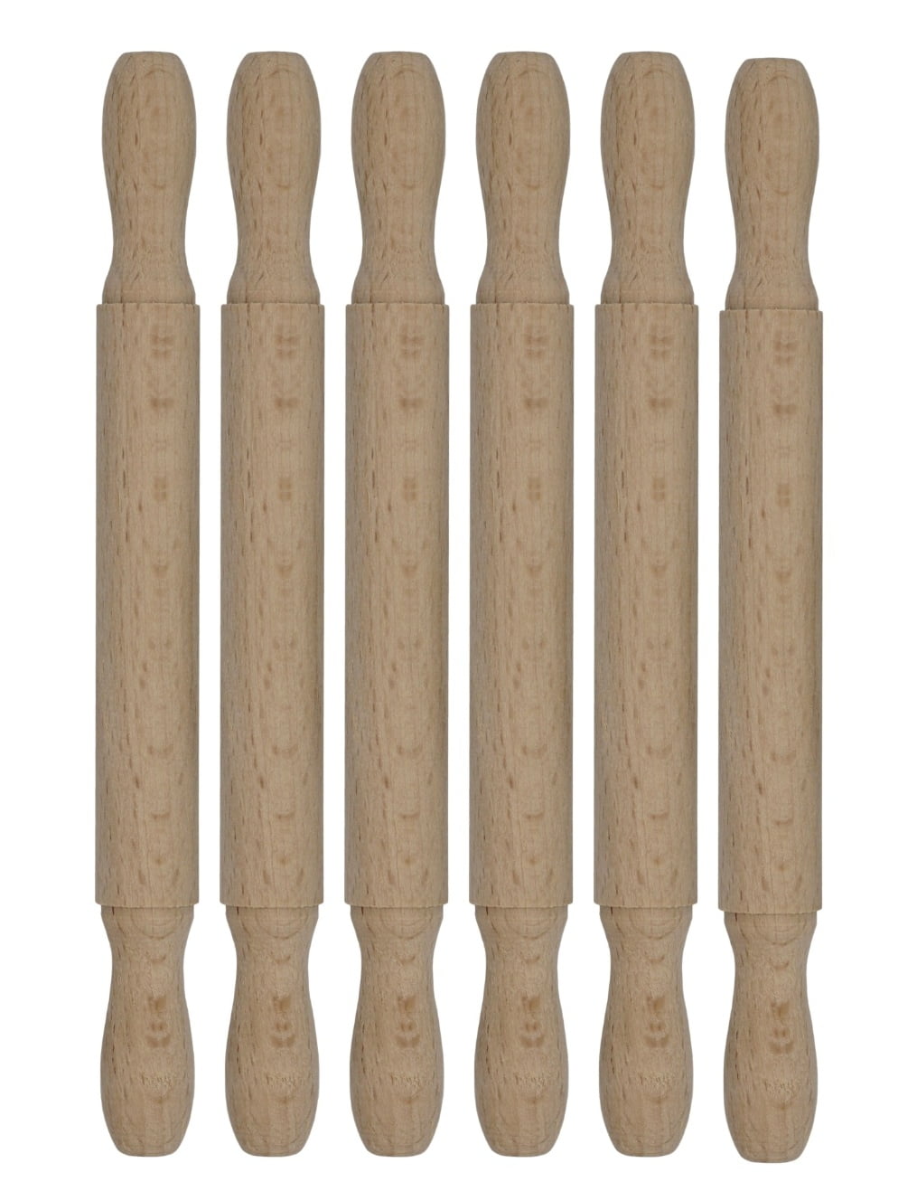 Creative Hobbies Mini Wooden Rolling Pin, 7 Inch, 6 Pack, Kids Crafts ...