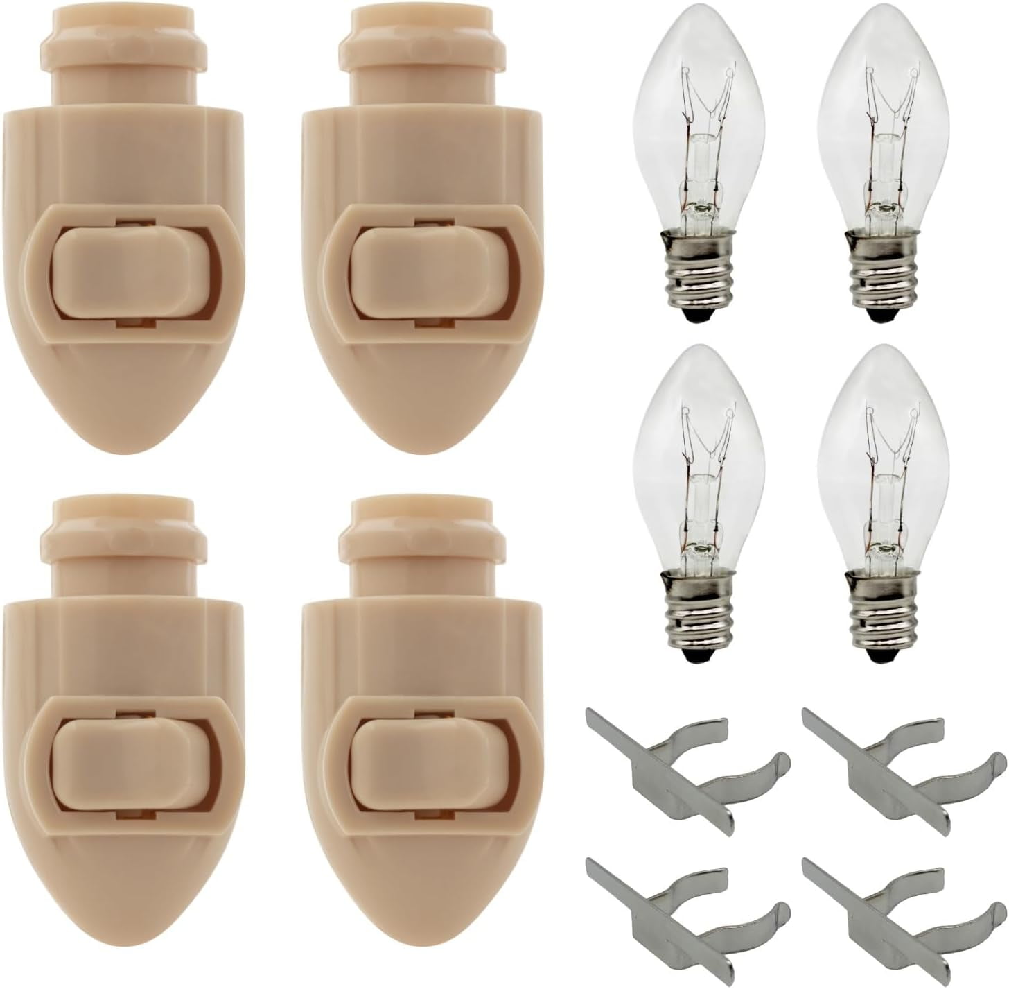 Creative Hobbies Plug in Night Light Module Includes 4 Bulbs and 4 ...