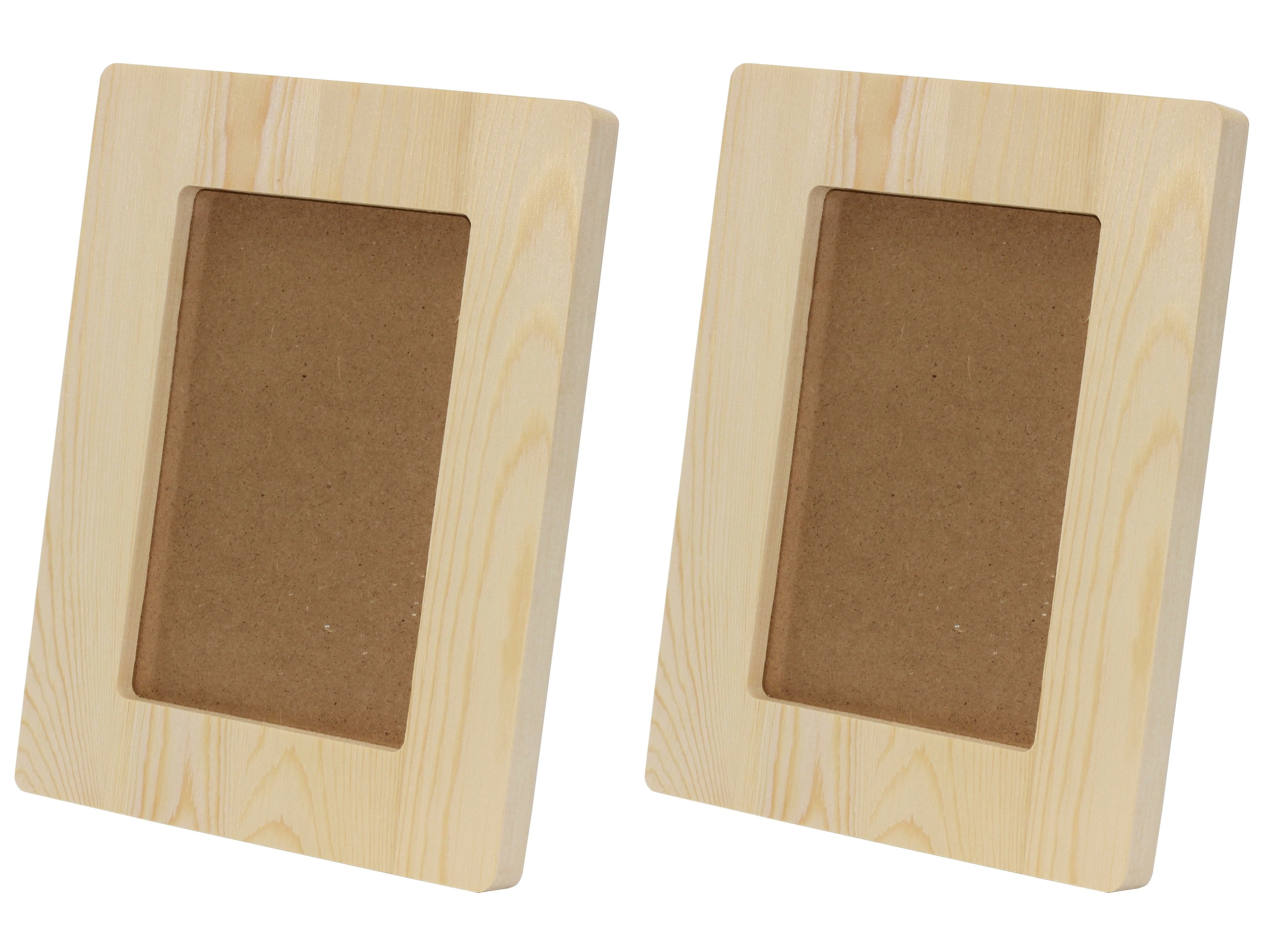 Creative Hobbies Unfinished Wood Sanded Curve Picture Frame, Paint or ...