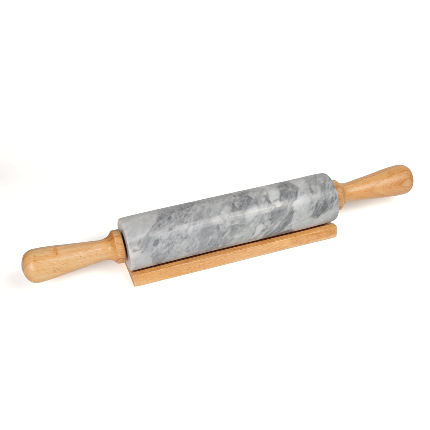 "Creative Home Deluxe 18"" L Gray Marble Stone Rolling Pin, Kitchen ...