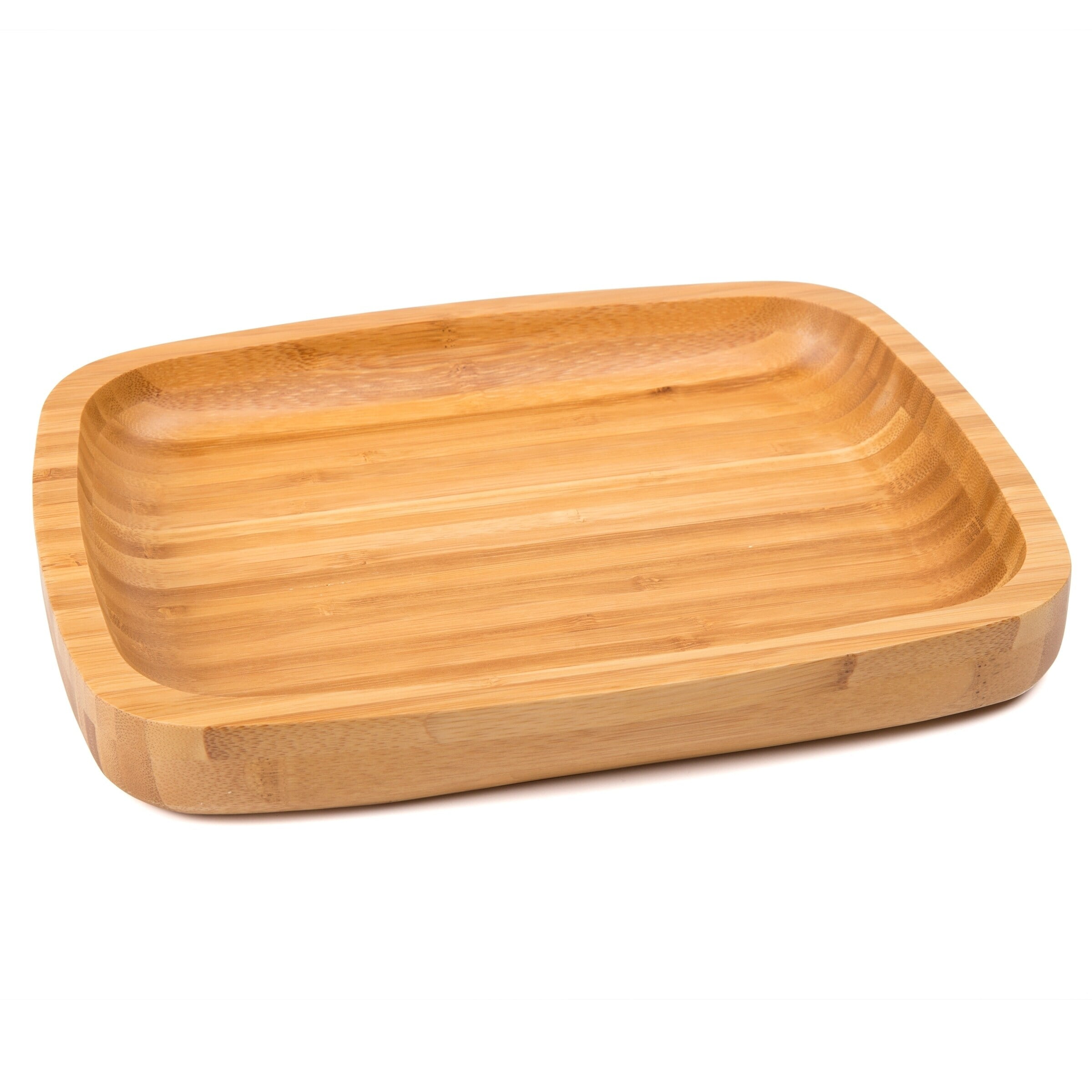 Creative Home Exotic Natural Bamboo Serving Tray, Natural - Walmart.com