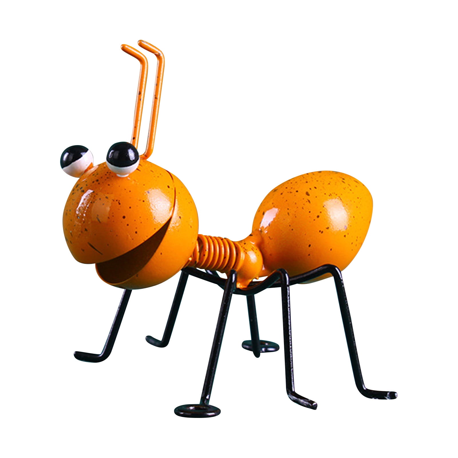 Creative Home Iron Ant Figurine, Yellow Cartoon Ant Decor With Big Eyes ...