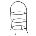 Creative Home Iron Works 3-Tier Metal Dinner Plate Rack Party Food ...