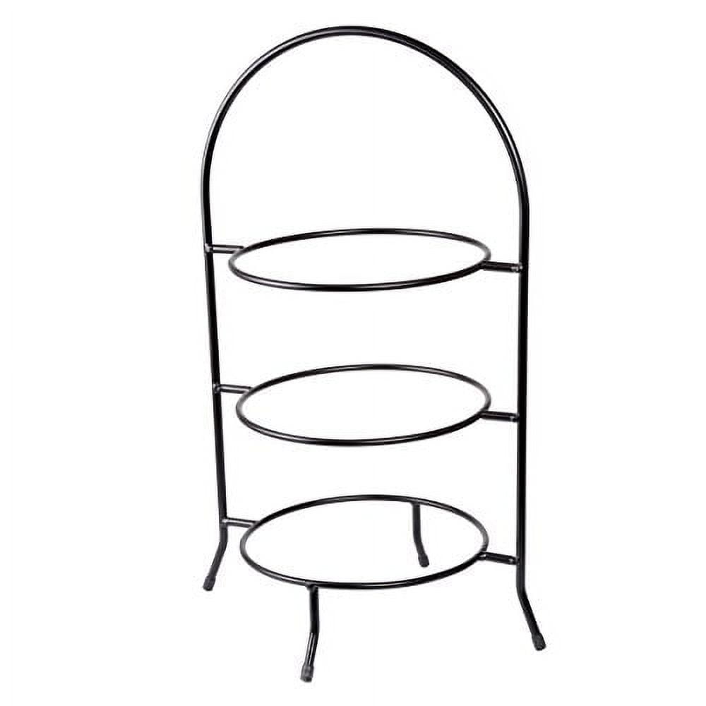 "Creative Home Iron Works 3-Tier Metal Dinner Plate Rack, 20"" H ...