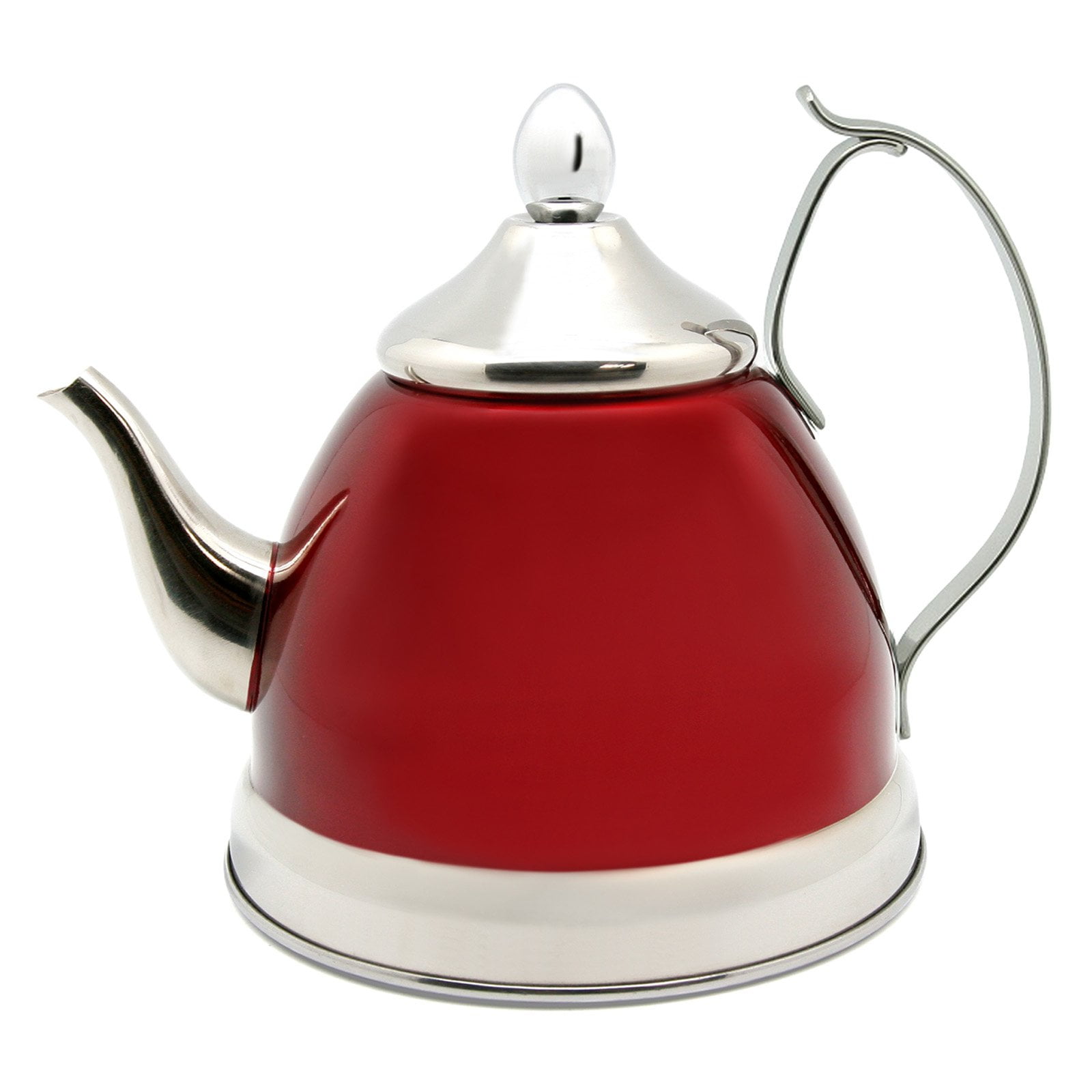 Creative Home Nobili-Tea 1.0 Quart Stainless Steel Tea Kettle with ...