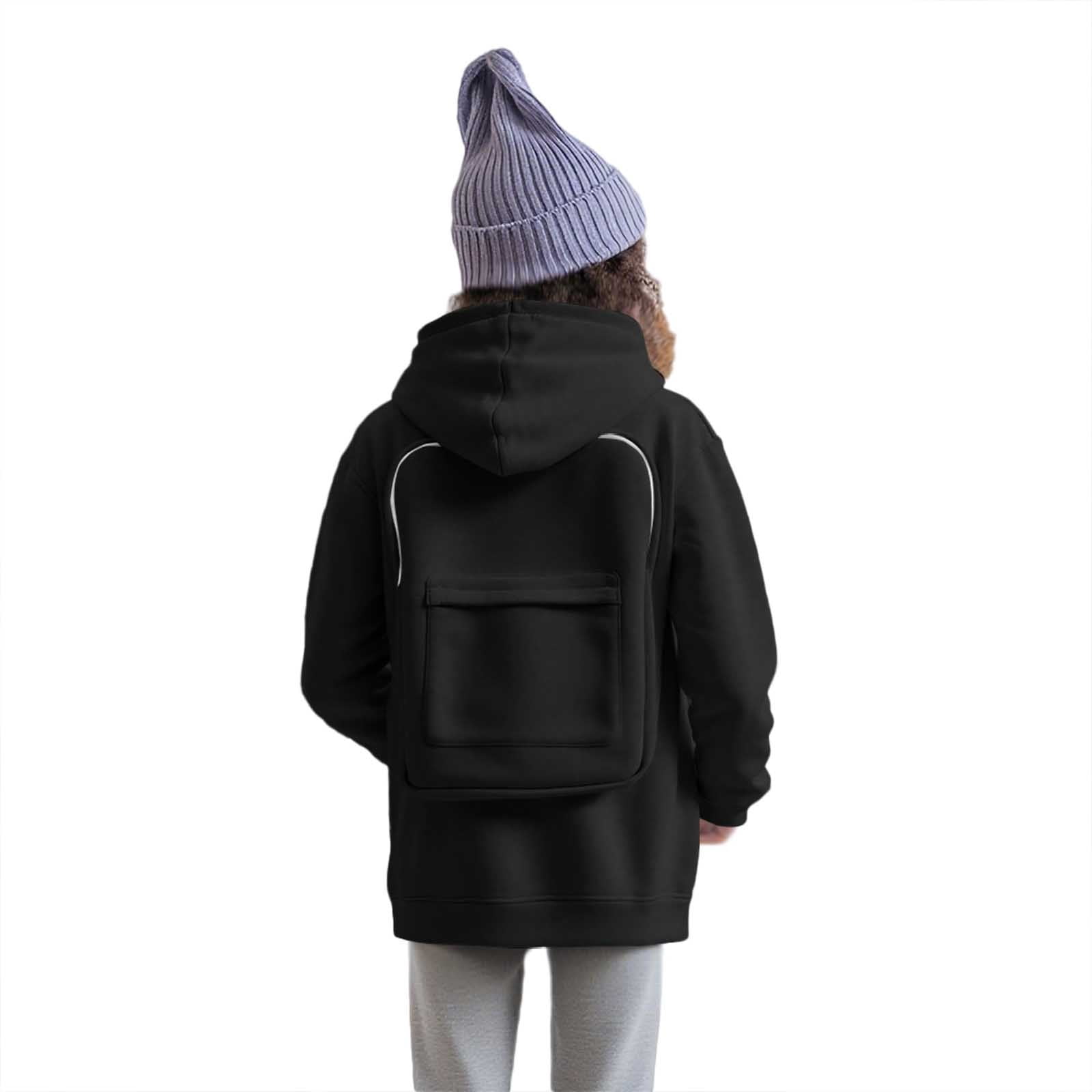 Creative Hoodie Backpack Hoodie Tween Zip up Hoodie Tween Long Sleeve ...