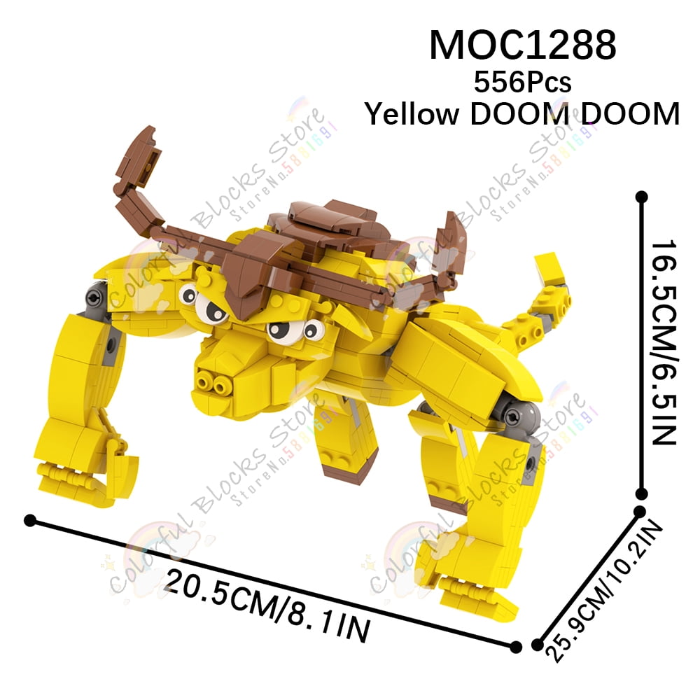 Creative Horror Game Garden Of Banban Characters Building Blocks DIY ...