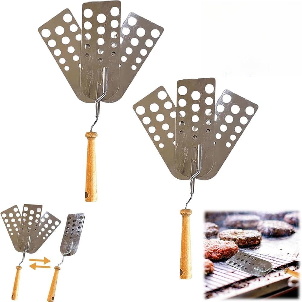 Creative Hot Meat Patty Spatula, Stainless Steel Heavy Duty Forged ...