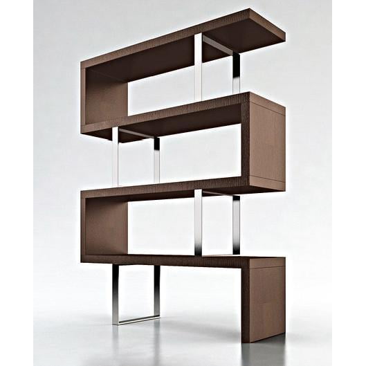 Save $386 • Contemporary Wood Lacquer Display Shelf in Walnut