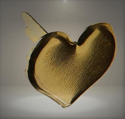 Creative Impressions Metal Paper Fasteners 50/Package, Gold Hearts ...