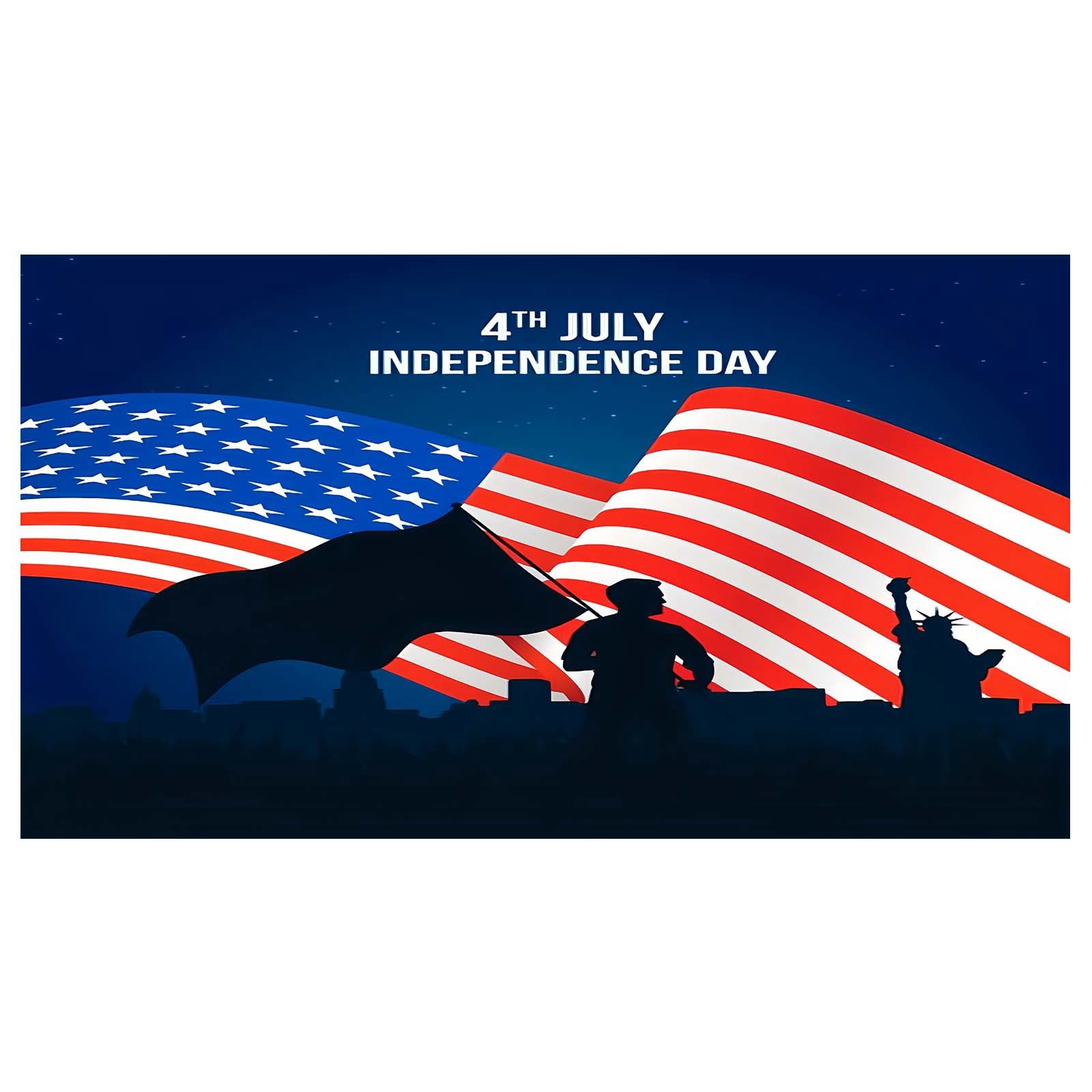 Creative Independence Day Theme Garage Door Decorative Banner 4th of ...