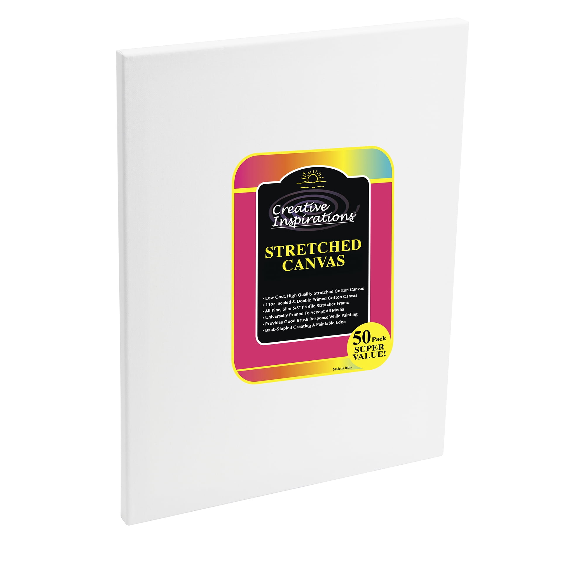 Creative Inspirations Stretched Canvas Packs - Multipack Low Cost ...