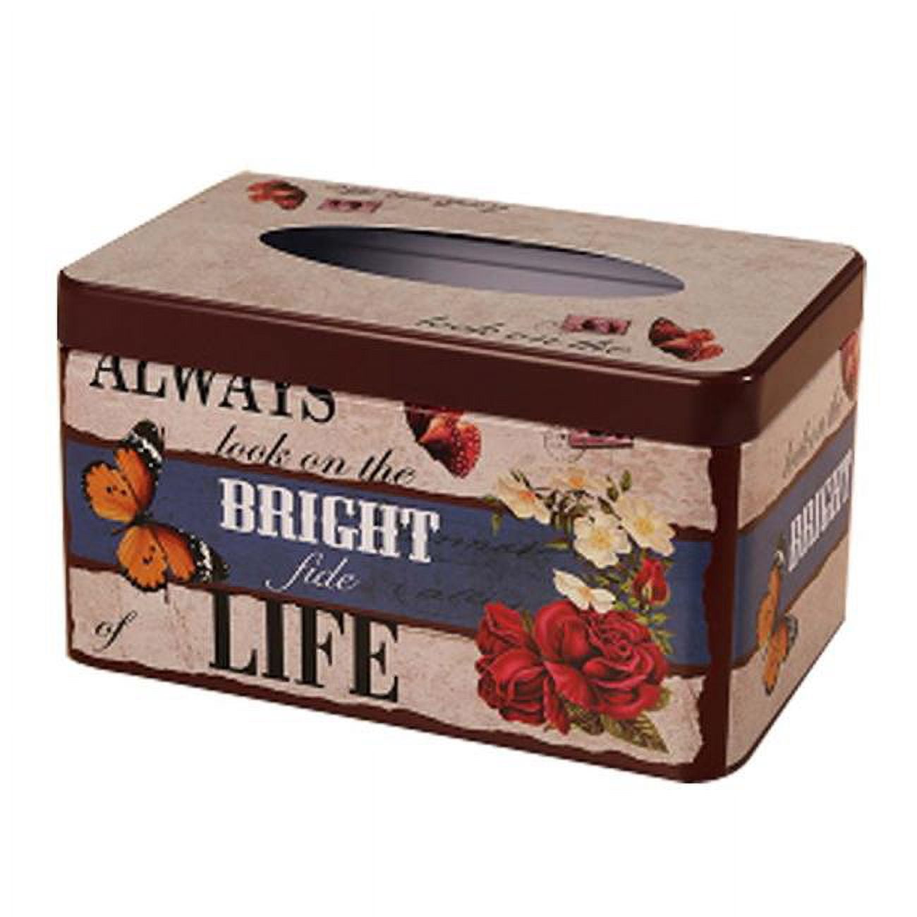 Creative Iron Sheet Tissue Holder Retro Tissue Box Fashion Tissue Paper ...