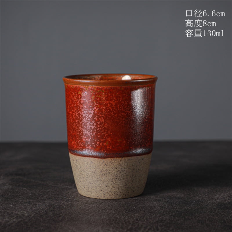 Creative Japanese Style Ceramic Master Cup - Vintage Kiln-Changing Tea Cup Single Cup Tea Bowl ...