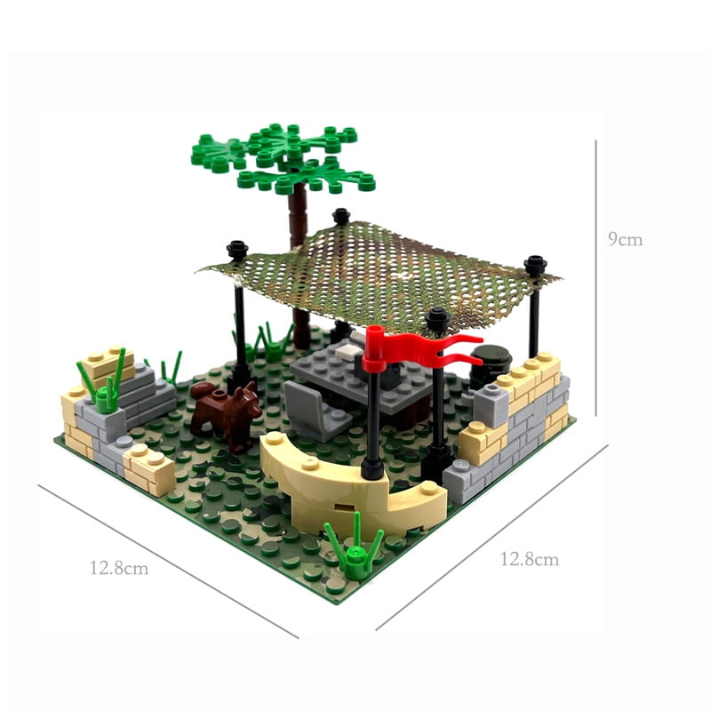 Creative Jungle Concealed military scene field command battalion sentry ...