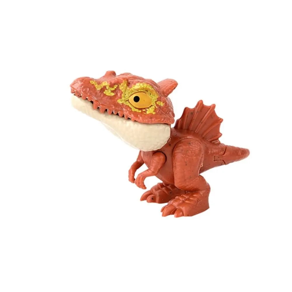 Creative Jurassic Finger Dinosaur Triceratops Tyrannosaurus Model Toys ...