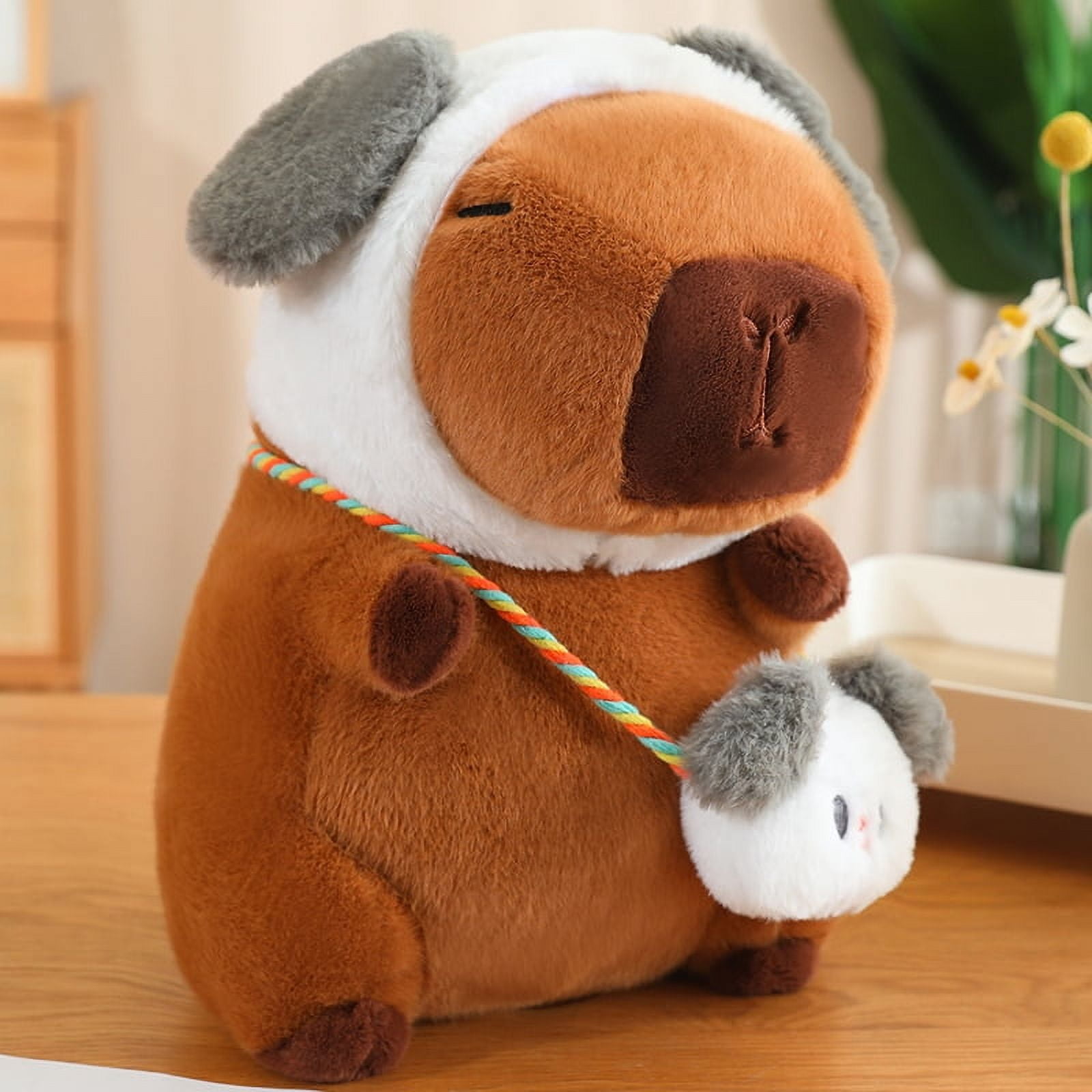 Creative Kawaii Transform Capybara Plush Doll Frog Rabbit Dinosaur Dog ...