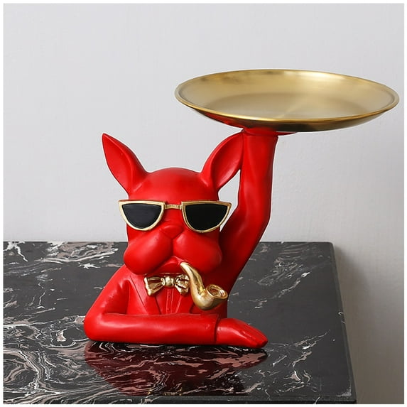 Creative Key Tray for Entryway Table, Modern Decorative Tray Dog Key ...